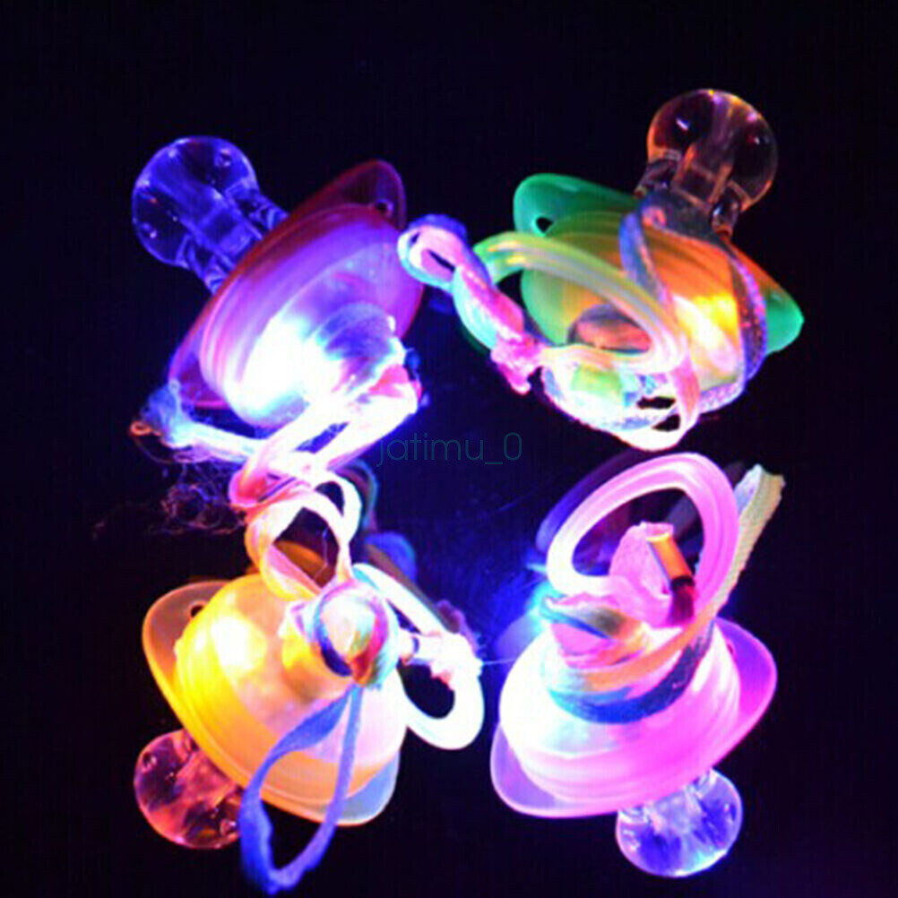 AU 3PCS LED Whistle Kit Bar Party Rave Pacifier Glow Stick Toy Gift ...