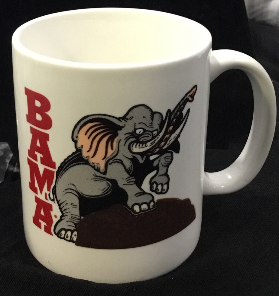 Big Al University of Alabama Crest Crimson Tide Coffee Mug Cup Mascot ...