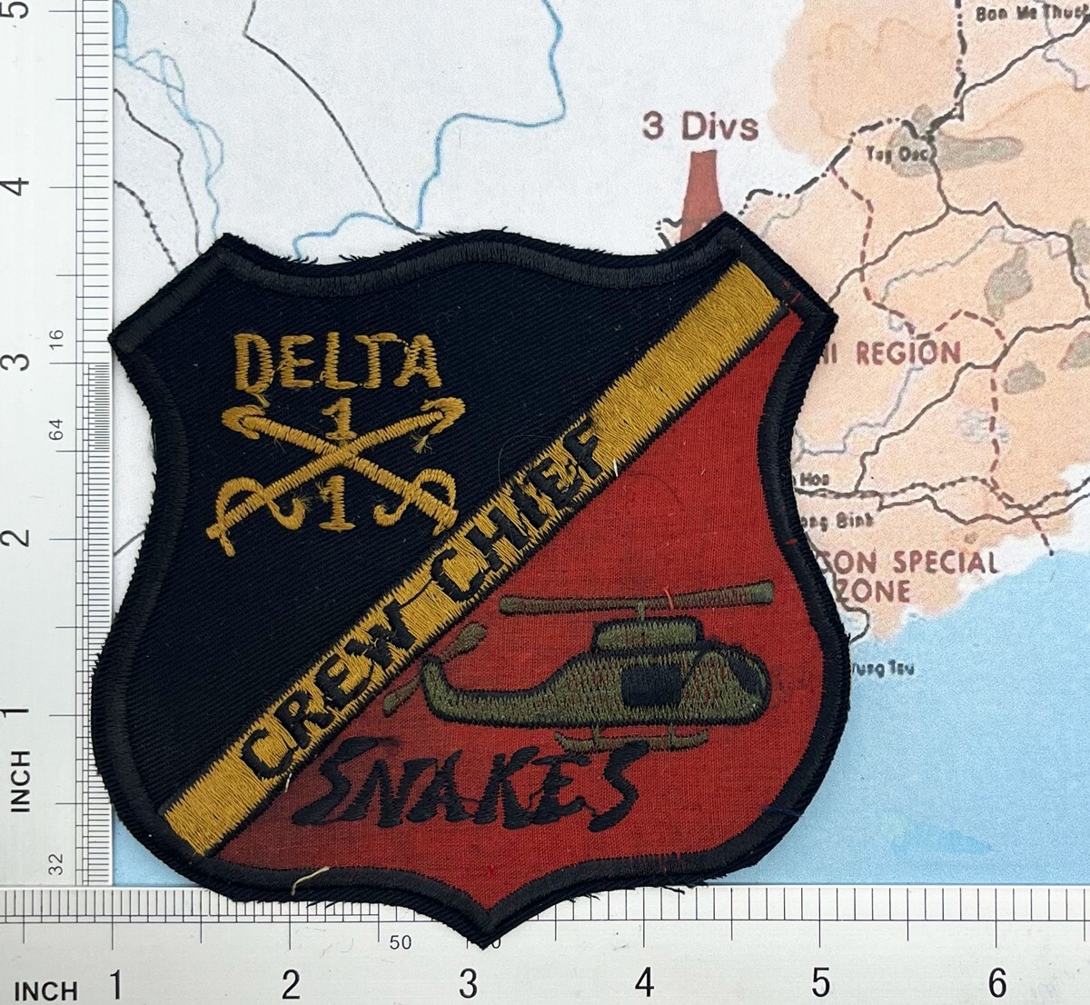 patch , crew chief , snakes , delta 1/1 , vietnam war patch , c5-44 | eBay
