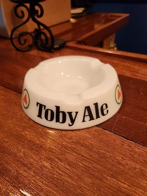 Bass Ale Toby Ale Milk Glass Ashtray Solid Nice Item | eBay