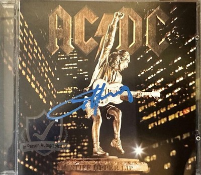 Angus Young AC/DC Signed Stiff Upper Lip CD OnlineCOA AFTAL | eBay
