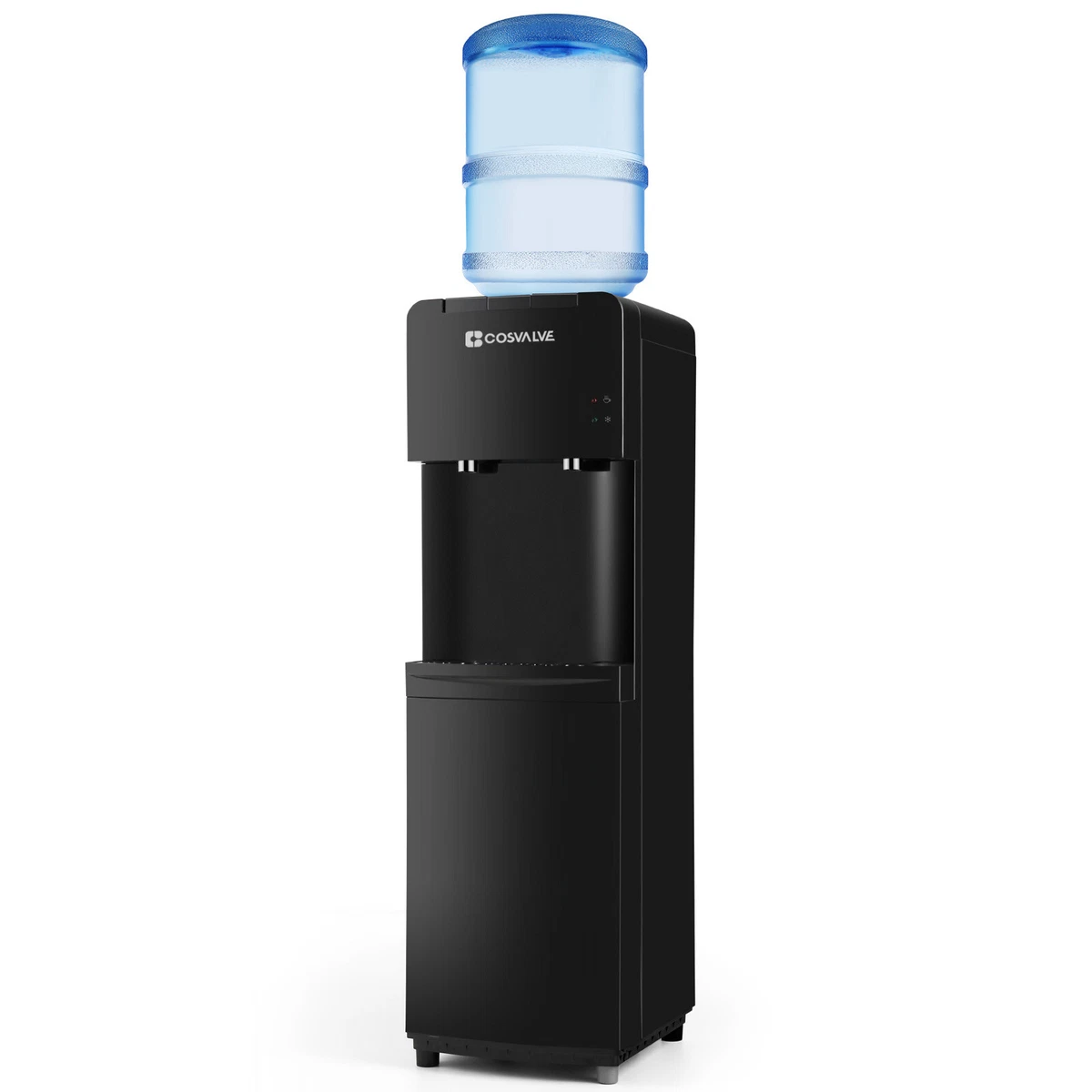Cosvalve Freestanding Top Loading Water Cooler With Hot,