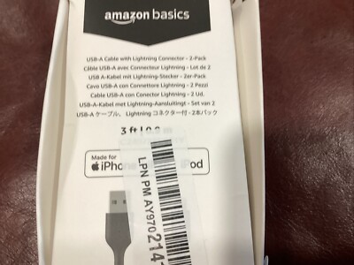 2 Pack Brand New Apple 3ft Cable iPhone iPad Mfi Certified | eBay