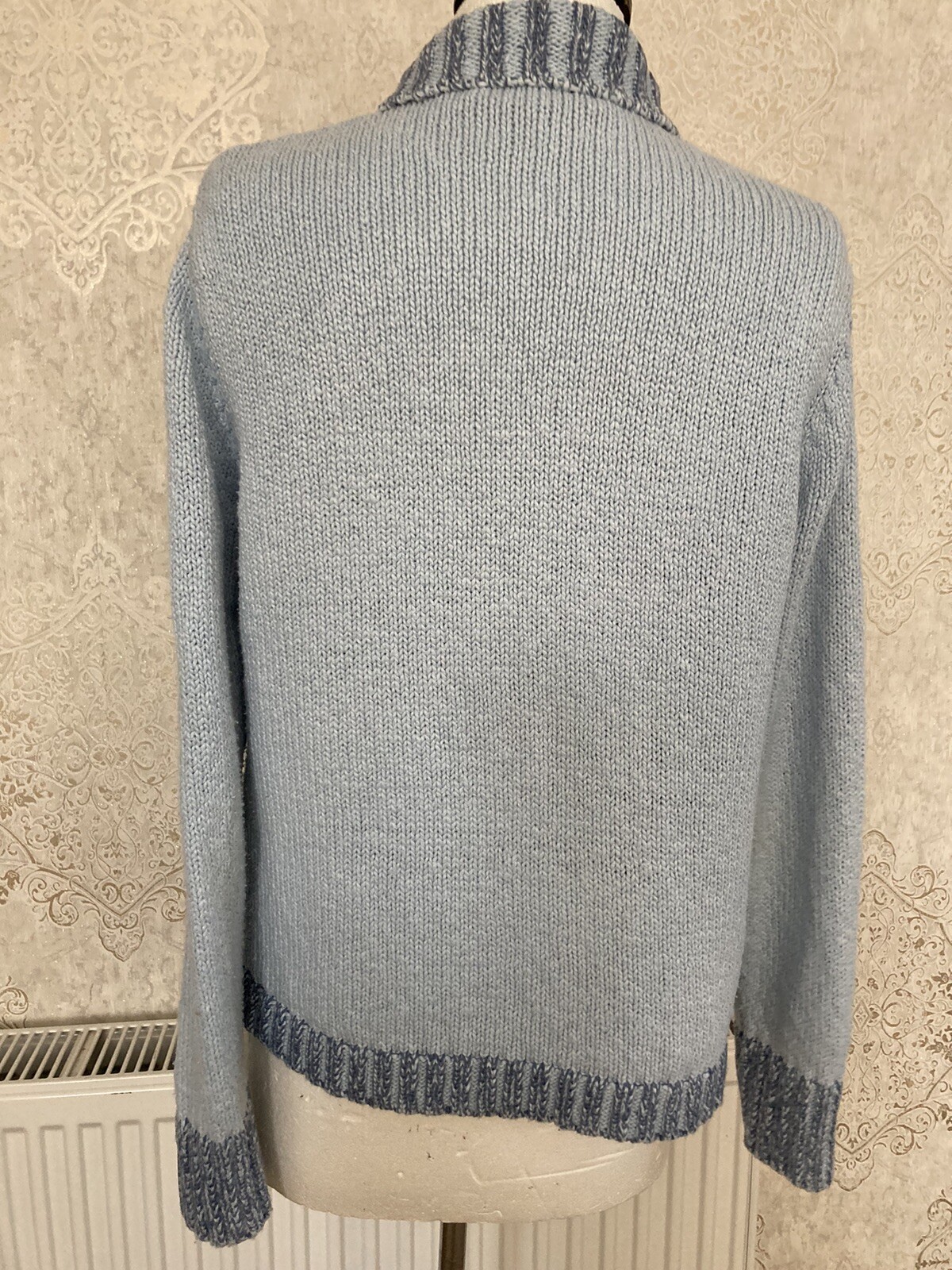 Patsy Seddon for Phase Eight blue Ladies cotton knit cardigan . Small ...