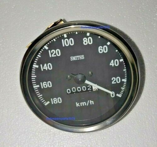 Smiths Replica 100mm Speedometer 180-0 KMH anticlock BC | eBay