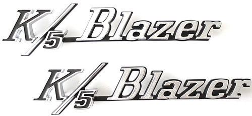 69-72 Chevy Blazer LH & RH CST/10 Fender Emblems Pair w/Fasteners | eBay