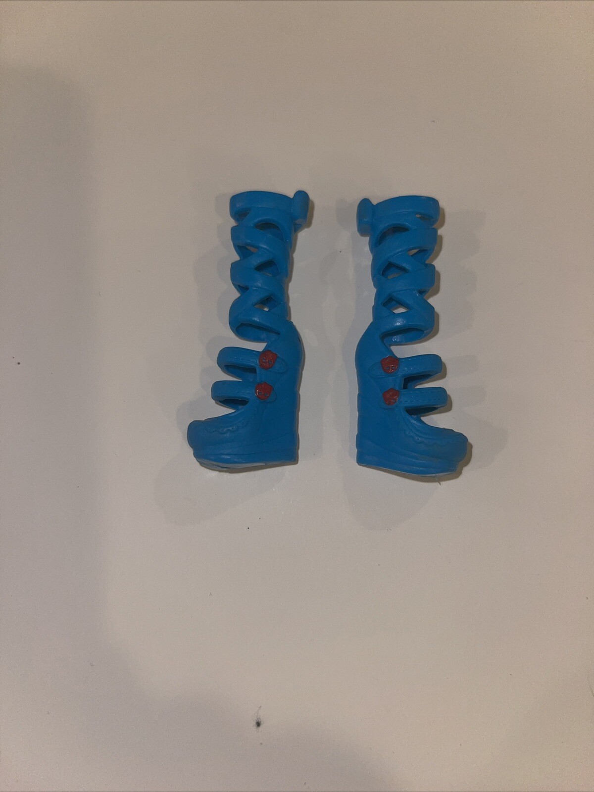 Monster High Replacement Ghoulia Yelps Freaky Fusion Blue Boots Shoes ...