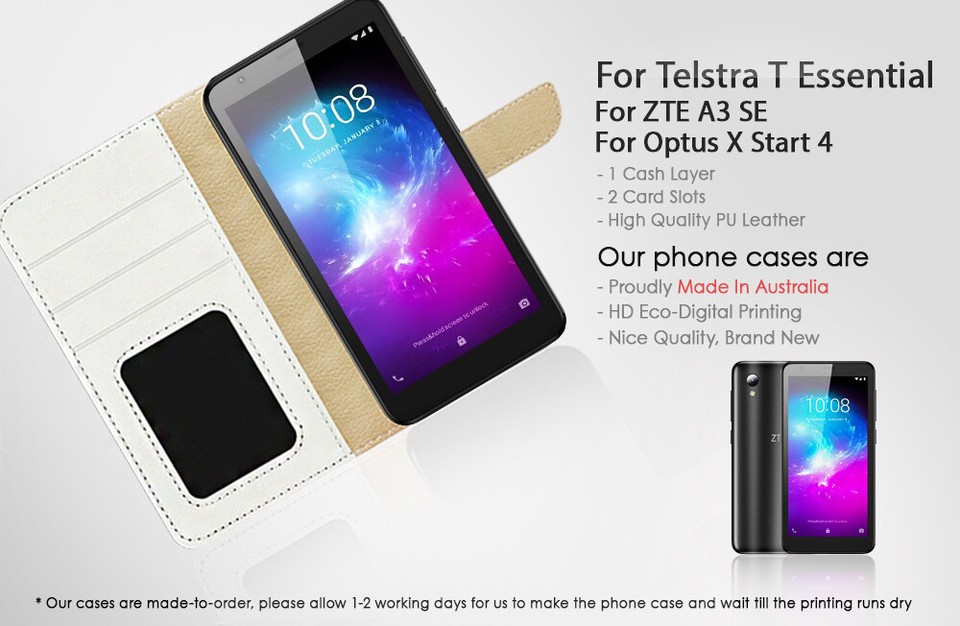 ( For Telstra T Essential ) Wallet Case Cover AH26540 Heart Tree | eBay