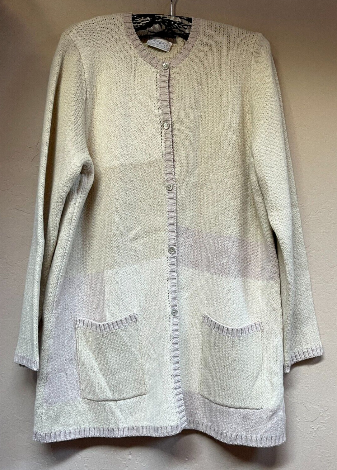 Cotswold Collections Lambswool Blend Knit Cardigan Sw… - Gem