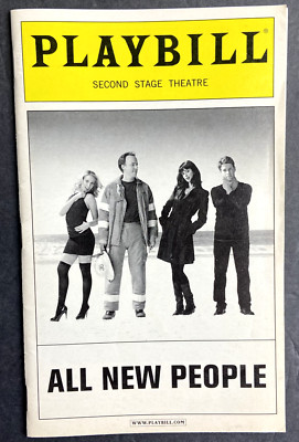 All New People Playbill Off-Broadway 2011 Justin Bartha Krysten Ritter ...