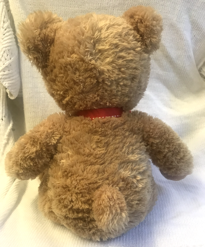 Official Hamley's Teddy Bear Plush Soft Toy Teddy With Red Ribbon 11 ...