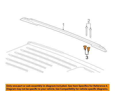 CHRYSLER OEM 11-23 Durango Roof Luggage Carrier-Side Rail Nut 6509876AA ...