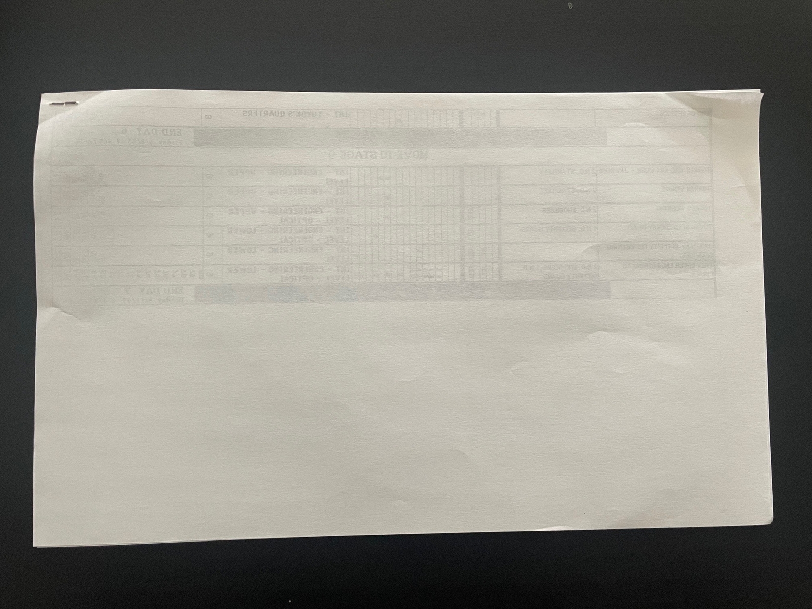 Rare 1995 STAR TREK: VOYAGER shot breakdown sheet "COLD FIRE" 8/23 ...