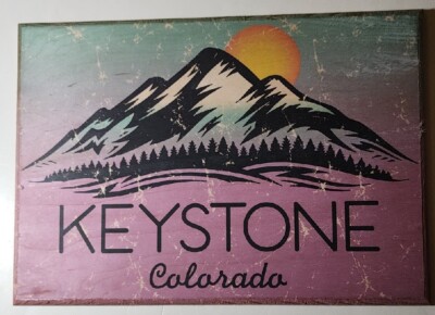 Custom KEYSTONE Colorado Sign 8.5"x12" - Hand Made Beautiful Rustic ...