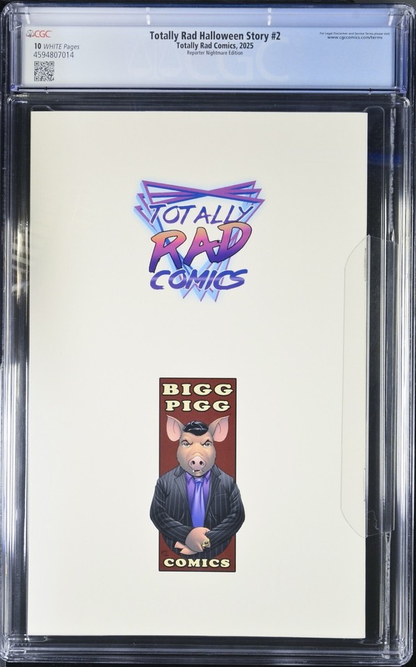 CGC 10 GEM MINT! Totally Rad • VECTOR ART • APRIL O'NEIL TMNT • FULL ...