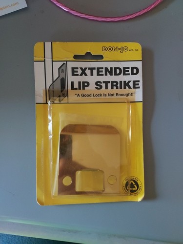 5 Don-Jo EL-102-3 Solid Brass Extended Lip Strike - Brand New Pkgs May ...