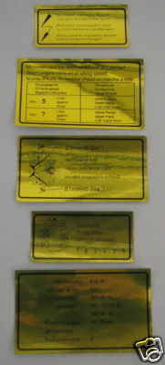 Porsche 914-6 914 factory look engine lid sticker set | eBay