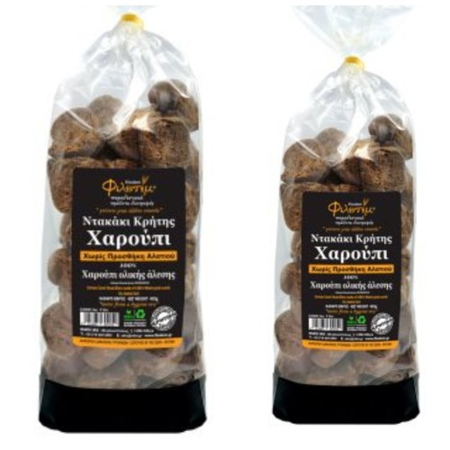 2 Pack Greek Bio Vegan Carob Rusk Bites Greek Salad | eBay