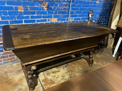 Antique French dough trough/bowl/table | eBay