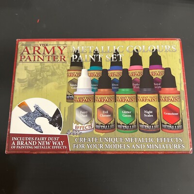 RETURNS The Army Painter Metallic Colors Paint Set for Miniature ...