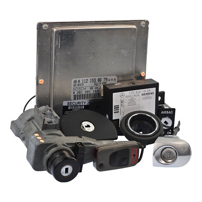 05-08 Chrysler Crossfire Ignition ECU Immobilizer Key Door Handle Set ...