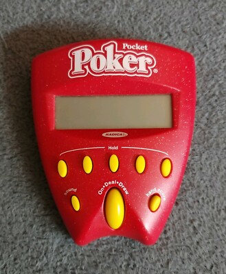 2002 Radica Pocket Poker Handheld Electronic Travel Video Game**L@@K ...
