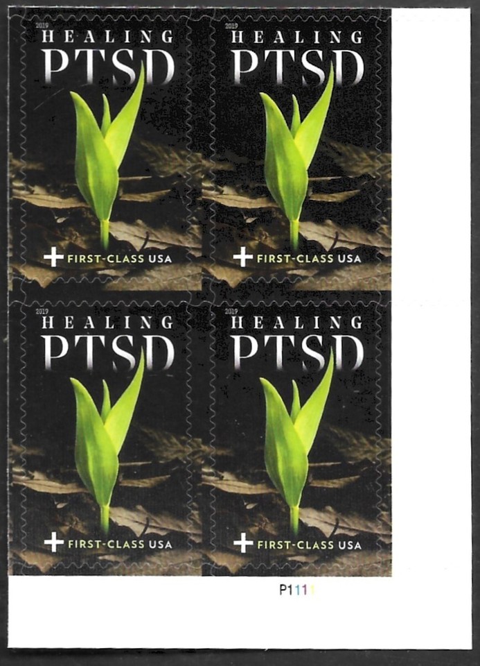 HEALING PTSD US# B7 POST TRAUMATIC STRESS SEMIPOSTAL FOREVER STAMP PN ...