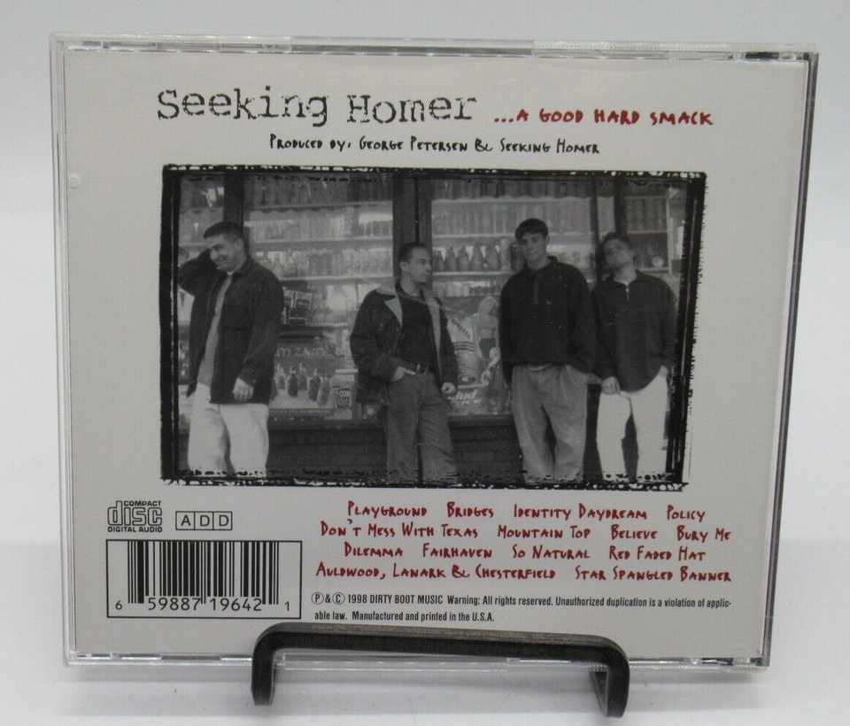 SEEKING HOMER: A GOOD HARD SMACK MUSIC CD, 14 GREAT TRACKS, DIRTY BOOT ...