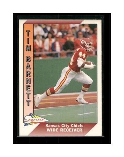 1991 Pacific Tim Barnett #598 Rookie RC football | eBay