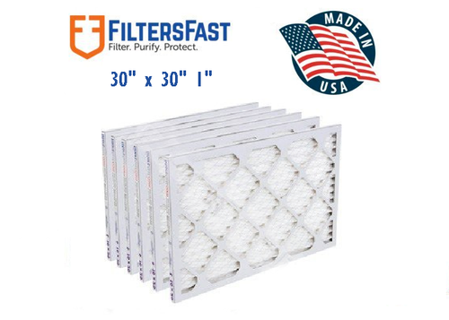 Filters Fast 30x30x1 MERV 8, 1 Inch Pleated HVAC AC Furnace Air Filters ...