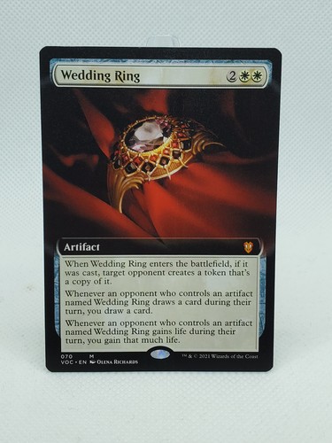 Wedding Ring Extended Art Innistrad: Crimson Vow MTG 1x Near Mint | eBay