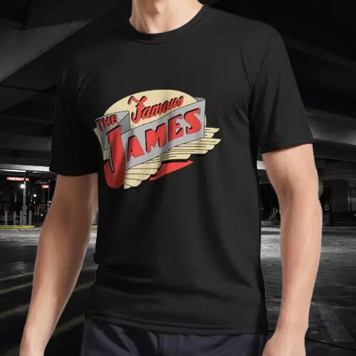 NEW SHIRT THE FAMOUS JAMES MOTORCYCLE RACING LOGO T-SHIRT FUNNY SIZE S ...