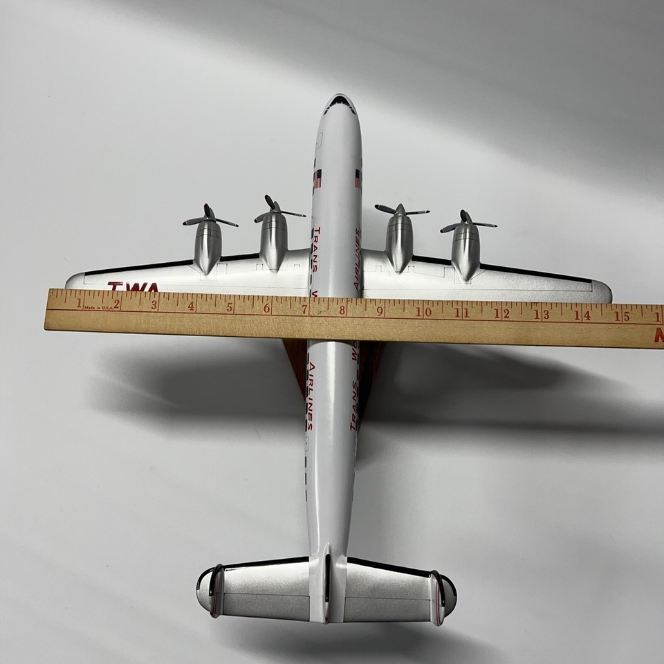 Lockheed L-1049 TWA Super Constellation Airplane 1952 HIGH DETAIL Desk ...