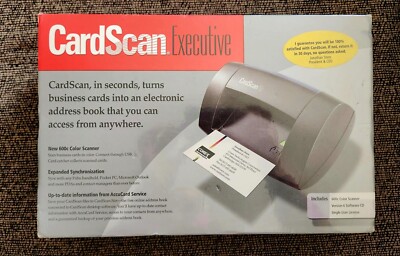 Cardscan Executive 600c Color Business card Scanner | eBay