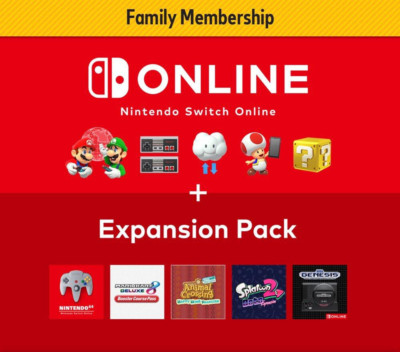 6/7/2026 READ 12 Months Nintendo Switch Family Online Membership ...