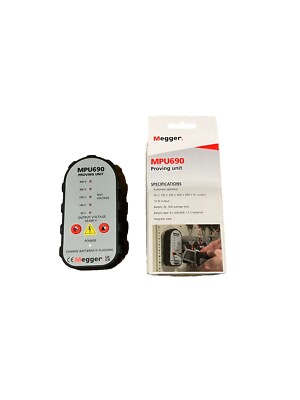 MEGGER MPU690 Battery-Operated Proving Unit,Up to 690V | eBay