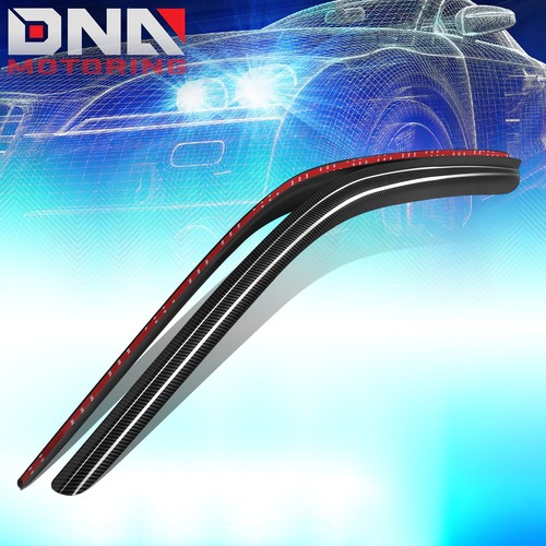 For 2008-2018 Dodge Challenger Carbon Fiber Style Window Visors Sun ...