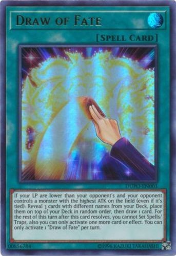 Draw of Fate - DUPO-EN003 - Ultra Rare - Unlimited Edition Near Mint ...