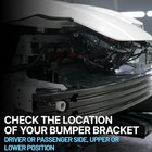 Bumper Face Bar Bracket Front Left Hand Side for Ram Truck Driver ...