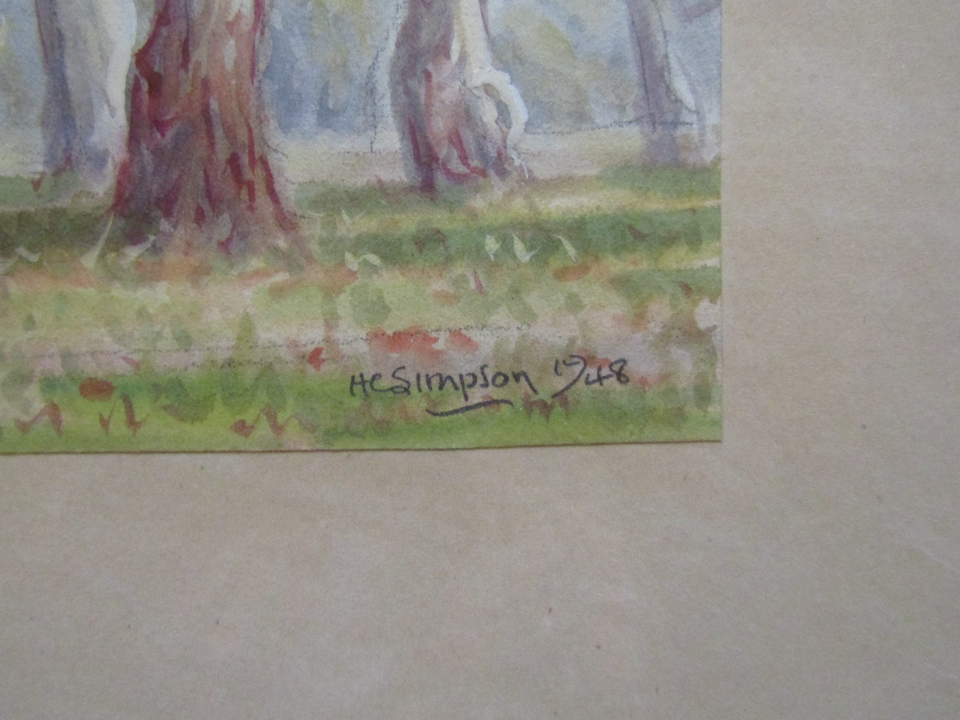 Fine Watercolor Ptg. Helen Simpson Whittemore (Am.) 1890-1958 Gallery ...