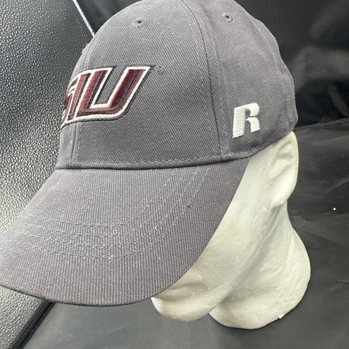 SIU Salukis Southern Illinois Russell Gray Cap Hat Strapback Size | eBay