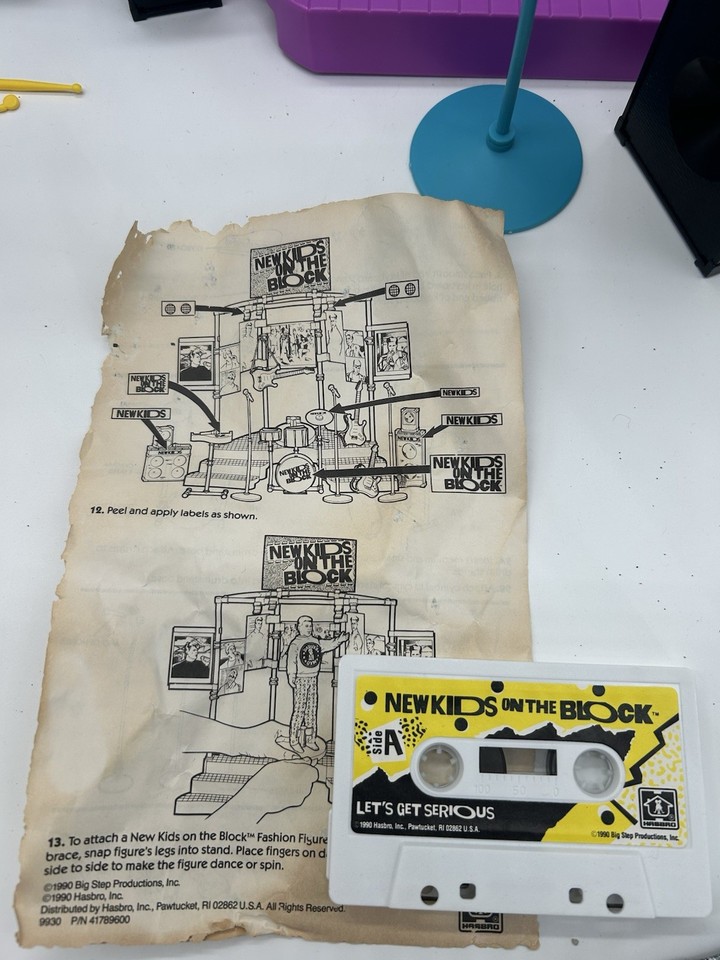 NEW KIDS ON THE BLOCK Stage in Original Box NKOTB 90% Complete w 2 ...