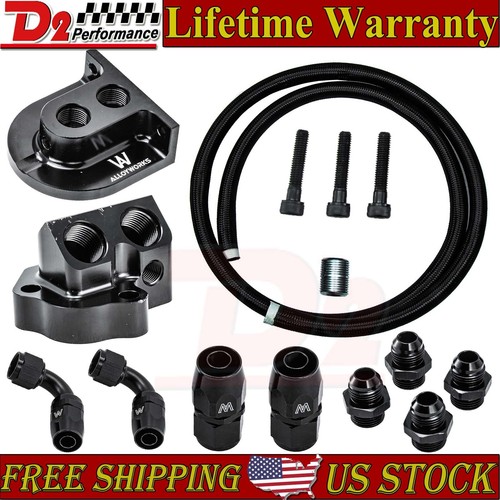 Oil Filter Relocation Kit For 2011-2023 Ford Mustang GT F150 5.0L 5.2L ...