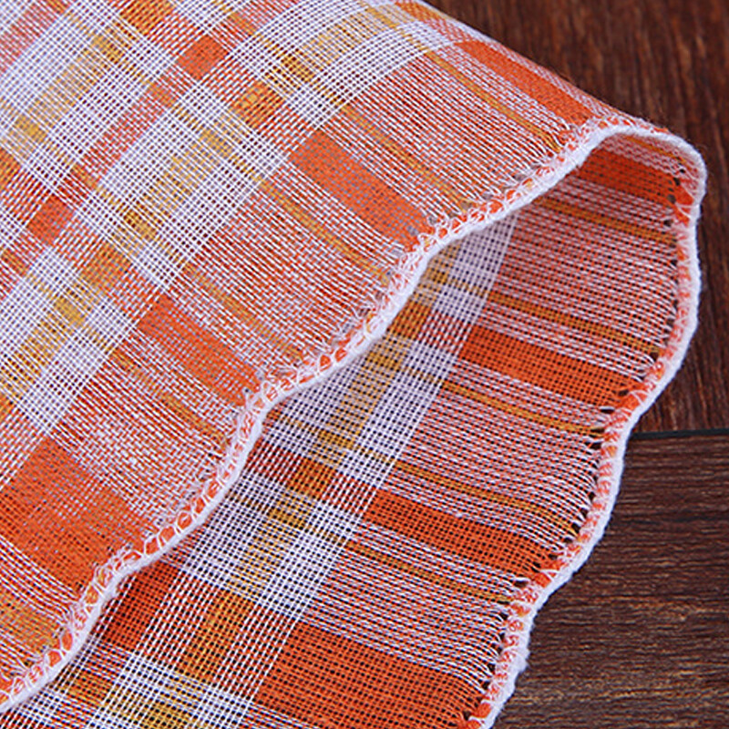 12PCS Ladies Cotton Handkerchiefs Hankies Pocket Hanky White Checked ...