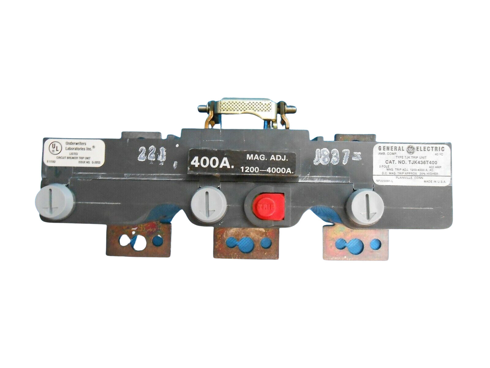 GE TJK436T400 400A Trip Unit - Black for sale online | eBay