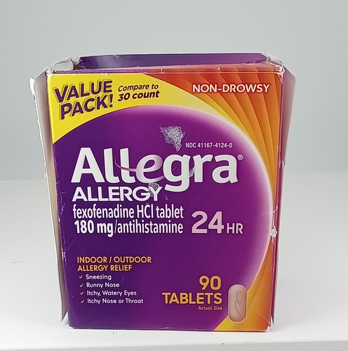 ALLEGRA ALLERGY INDOOR OUTDOOR ALLERGY RELIEFE | eBay