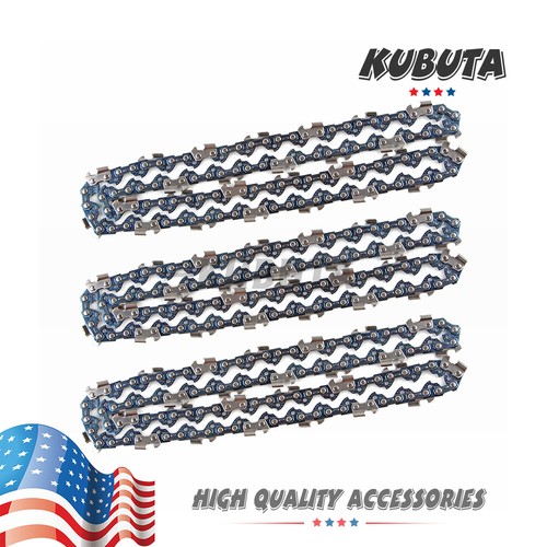 3Pcs 16" Chainsaw Chain Blade 3/8"LP .043" 56DL for Dewalt 60V DCCS670 ...