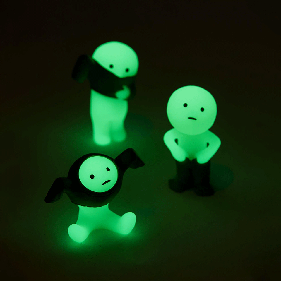Smiski Doll Dressing Series genuine cute collectible glow in the dark ...