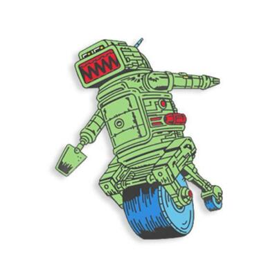 2000AD RO-JAWS SOFT ENAMEL BLACK METAL PLATED PIN BY YESTERDAYS CO. | eBay