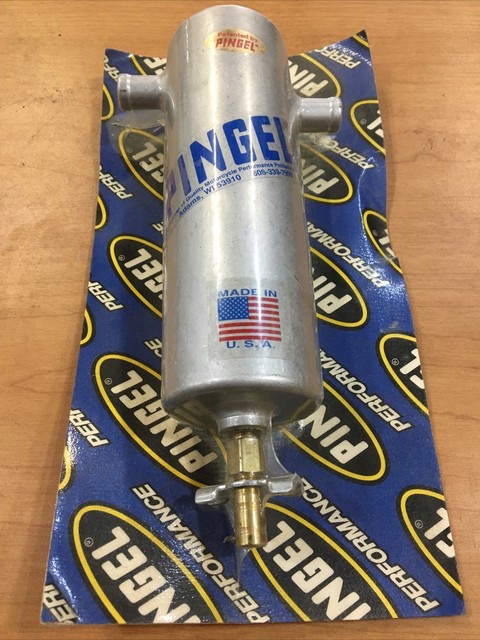 PINGEL 62084 Dragbike Aluminum Oil Catch Can Puke Tank Overflow Vent ...